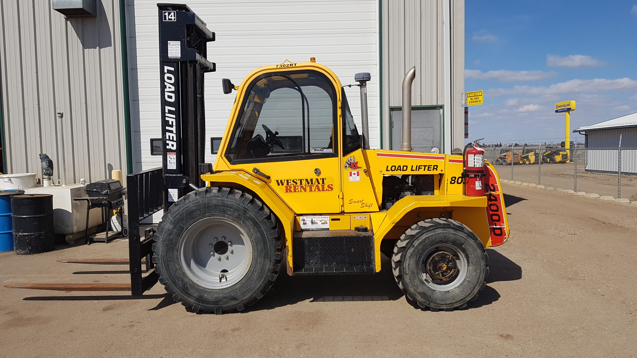 Used Rough Terrain (4WD) Forklifts